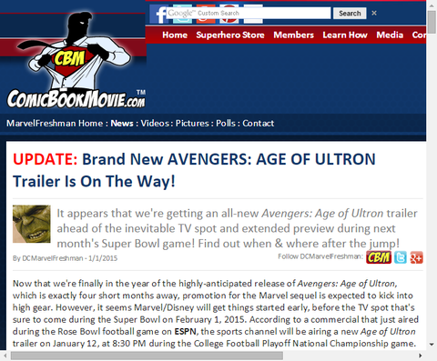 映画「アベンジャーズ：エイジ・オブ・ウルトロン」の新たなトレイラーのフッテージ映像が公開！日本時間13日午前10時30分公開！ | Amecomi Info（アメコミ・インフォ）