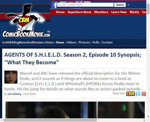 ドラマ「エージェント・オブ・シールド」シーズン2 エピソード10の概要が判明！ | Amecomi Info（アメコミ・インフォ）